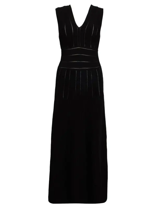 Max Mara Sleeveless Knit Dress - Black