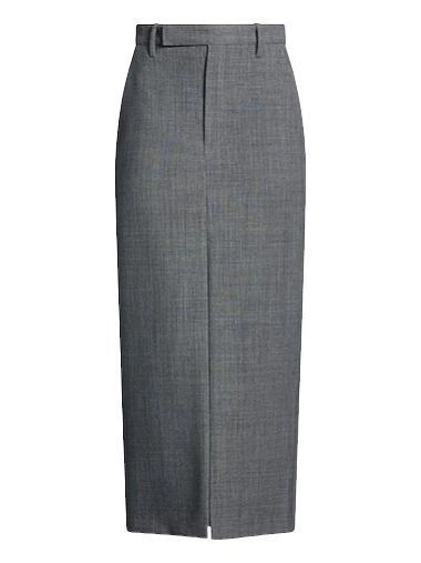 Brunello Cucinelli Fitted Solidcolor Skirt - Grey