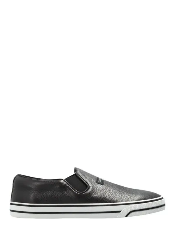 Dolce & Gabbana Round-toe Casual Shoes - Black