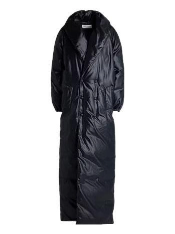 Saint Laurent Long Down Jacket - Black