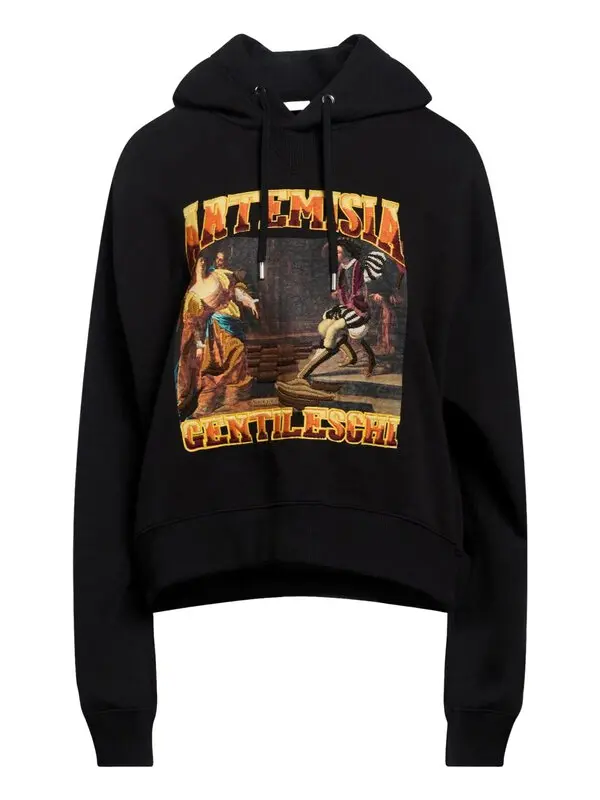 Chloé Minimal Printed Hoodie - Black