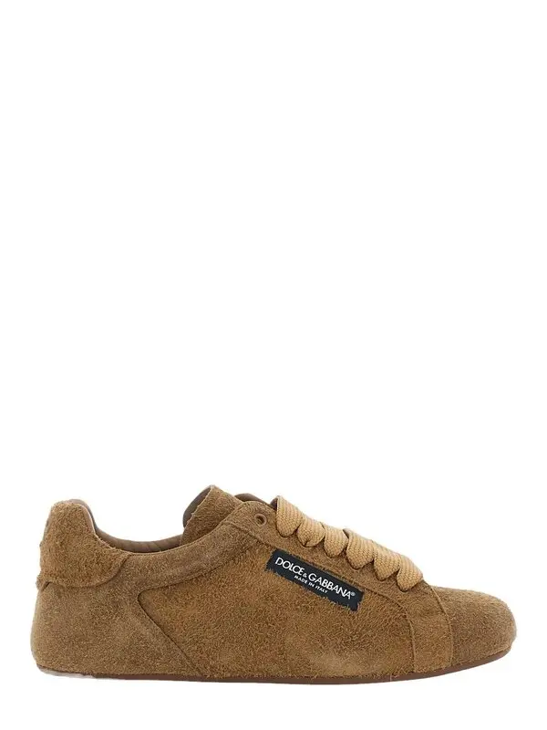 Dolce & Gabbana Dolce Gabbana Portofino Merinos Low-top Sneakers - Brown
