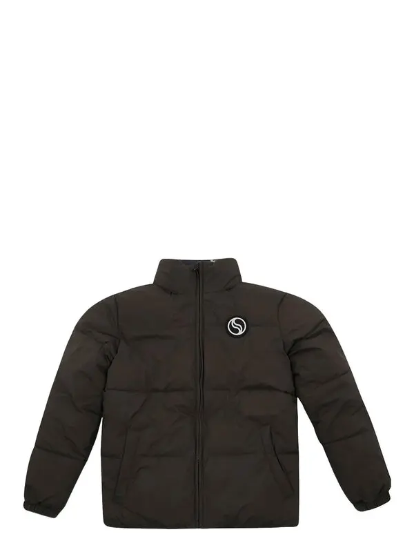 Stella McCartney Logo-patch Quilted Jacket - Grey
