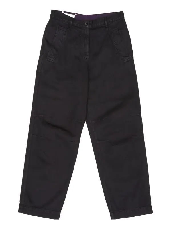 Dries Van Noten Cropped Trousers - Black