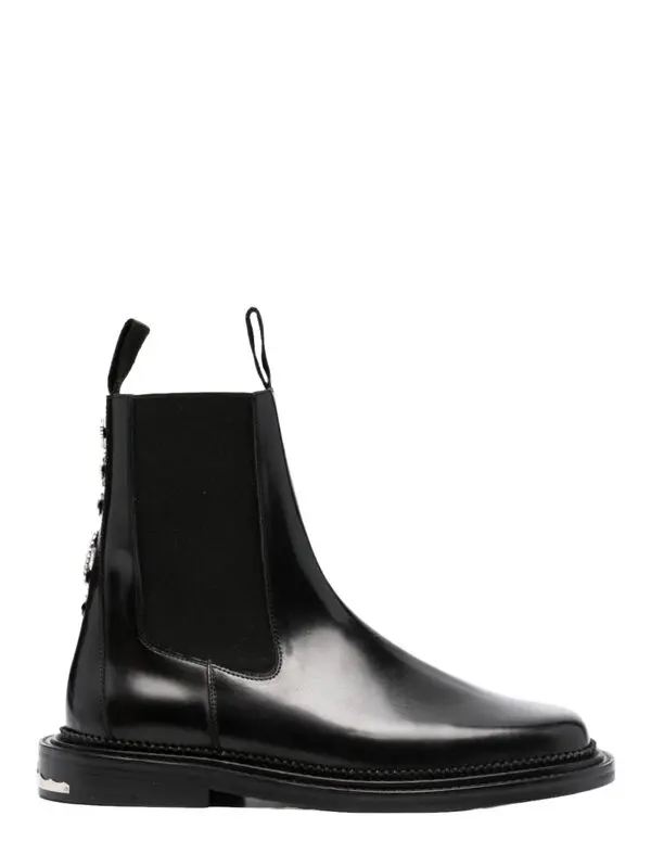TOGA VIRILIS Studded Chelsea Boots - Black
