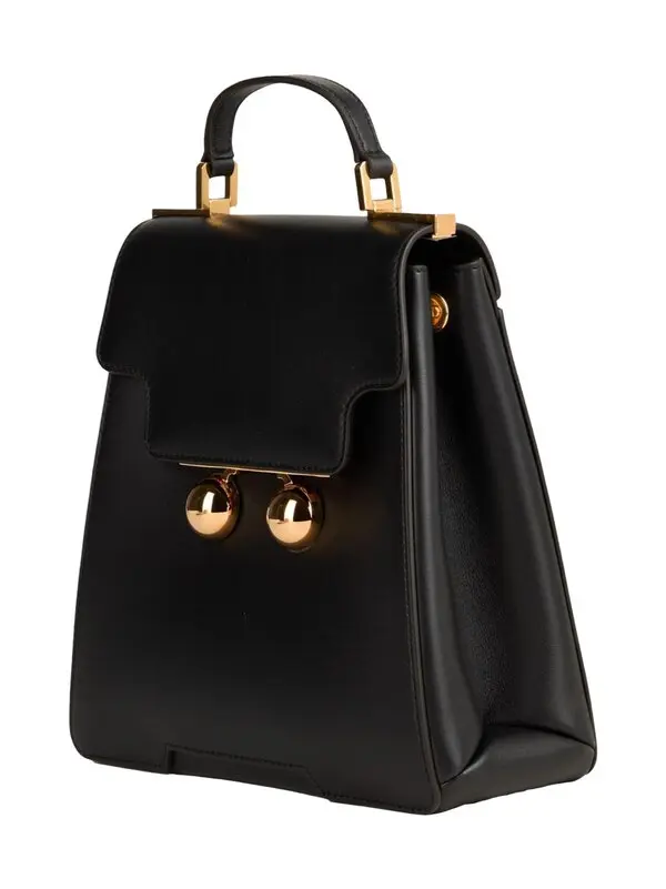 Marni Leather Two-way Backpack - Black