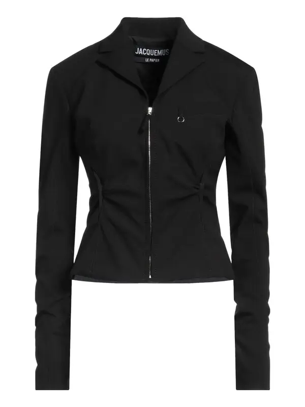 Jacquemus Single-breasted Suit Jacket - Black