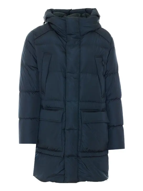 Add Long-sleeved Down Jacket - Black