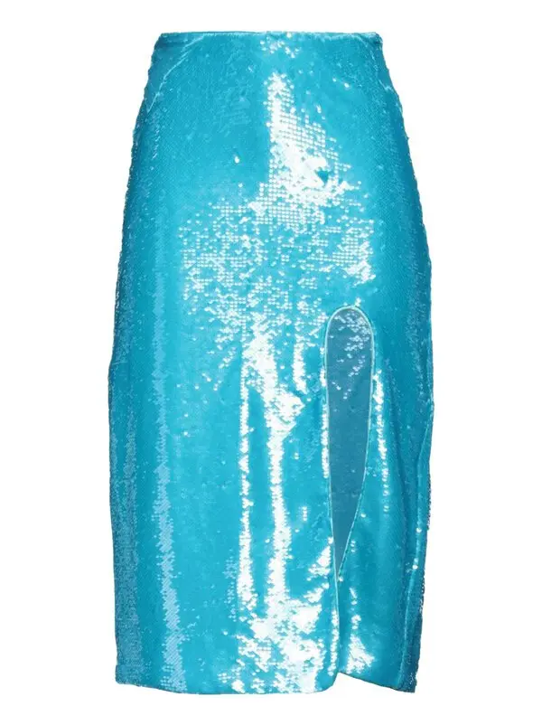 GANNI Sequin Bodycon Maxi Skirt - No