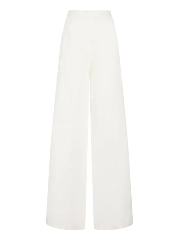 Max Mara Wide-leg Trousers - White