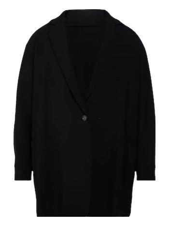 Max Mara Solidcolor Suit Coat - Black