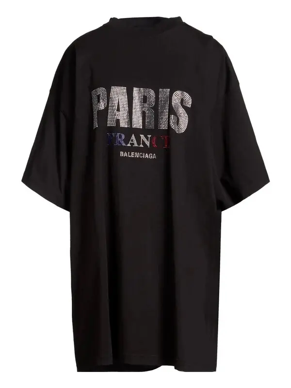 Balenciaga Solidcolor Shortsleeve Tshirt - Black