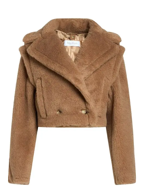 Max Mara Fuzzy Teddy Coat - Brown