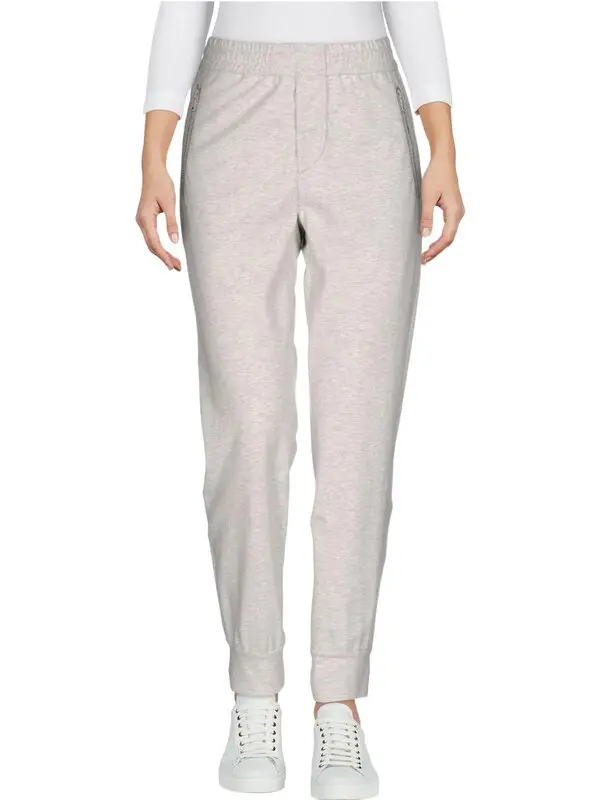 Brunello Cucinelli Solidcolor Suede Casual Trousers - Grey