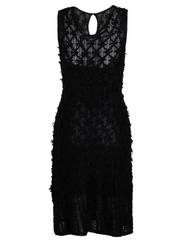 Chloé Sleeveless Color-block Knit Dress - Black