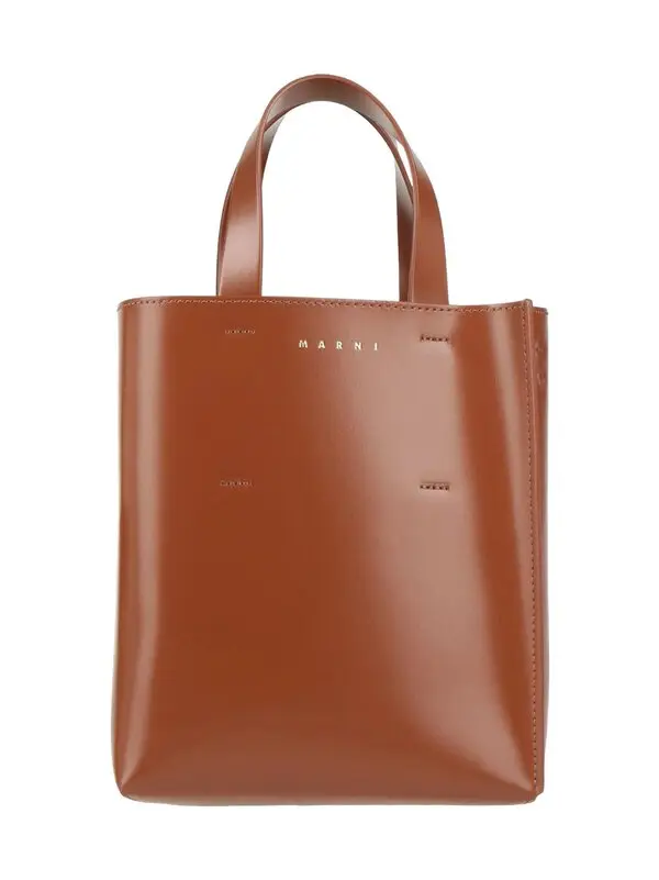 Marni Minimalist Leather Bucket Bag - No