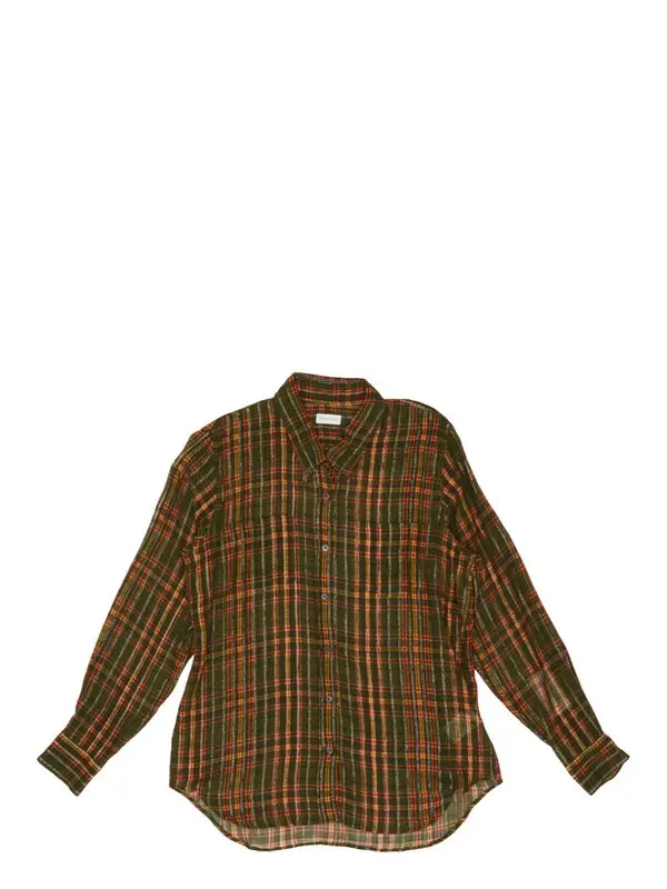 Dries Van Noten Cheers Checked Shirt - Brown