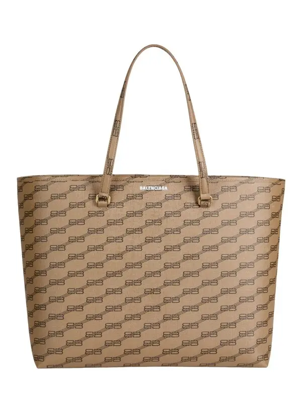 Balenciaga Logo-print Handbags - Brown