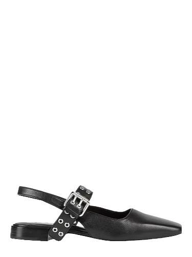 Rag & Bone Minimalistaccent Pointedtoe Ballet Flats - Black