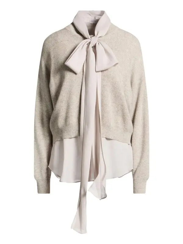 Brunello Cucinelli Thick Cashmere Twopiece Set - Grey
