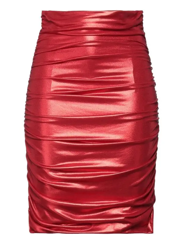 Dolce & Gabbana Midi Skirt - Red