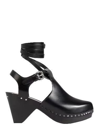 Isabel Marant Étoile Roundtoe Coneheel Sandals - Black