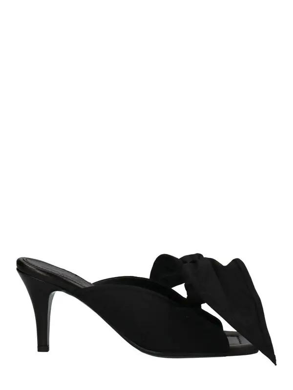 MAISON MARGIELA Solid-color Woven Sandals - Black