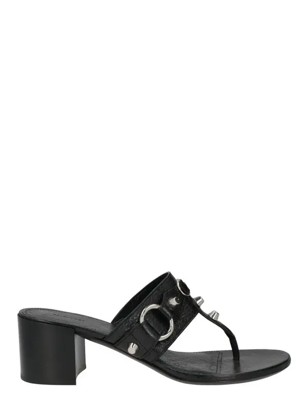 Balenciaga Flip Flops - Black