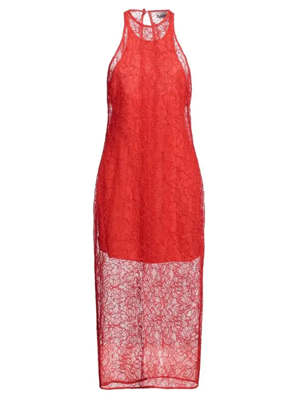 GANNI Summer Dresses - Red