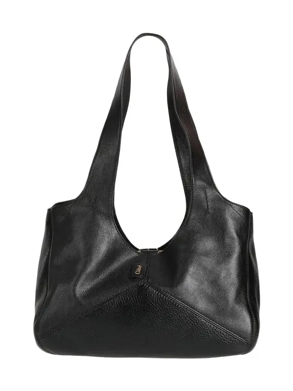 Chloé Leather Shoulder Bag - Black