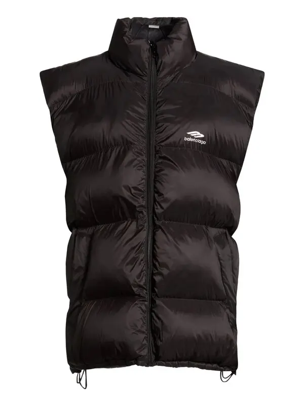 Balenciaga Zip Fastening Gilets - Black