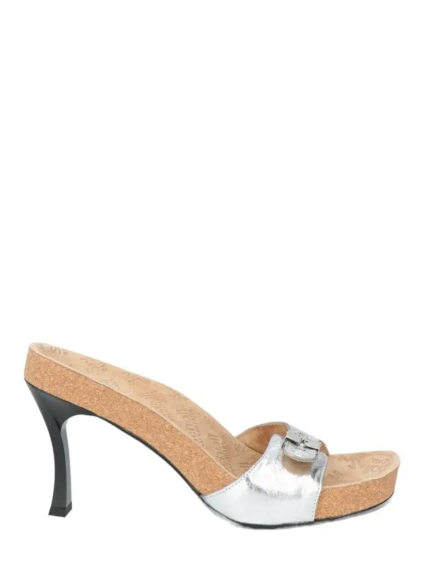 Balenciaga Leather Sandals - Nude