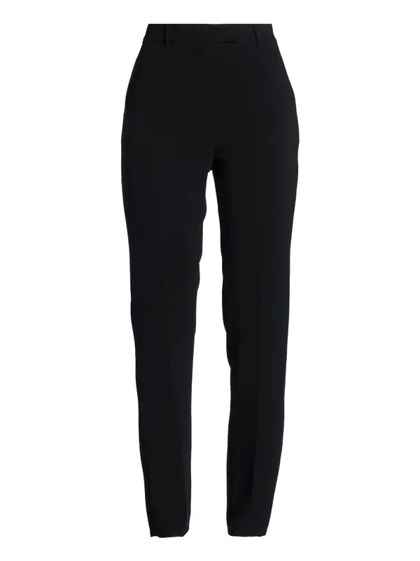 Max Mara Plain Colour Casual Trousers - Black