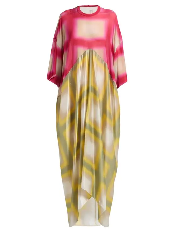 Rick Owens Tie-dyed Dress - Fuchsia