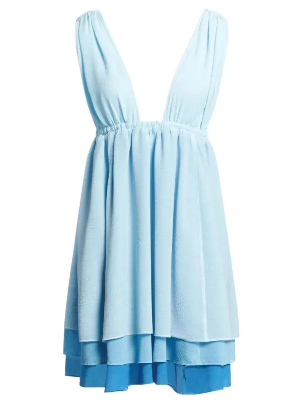 GANNI Short Dresses - Blue