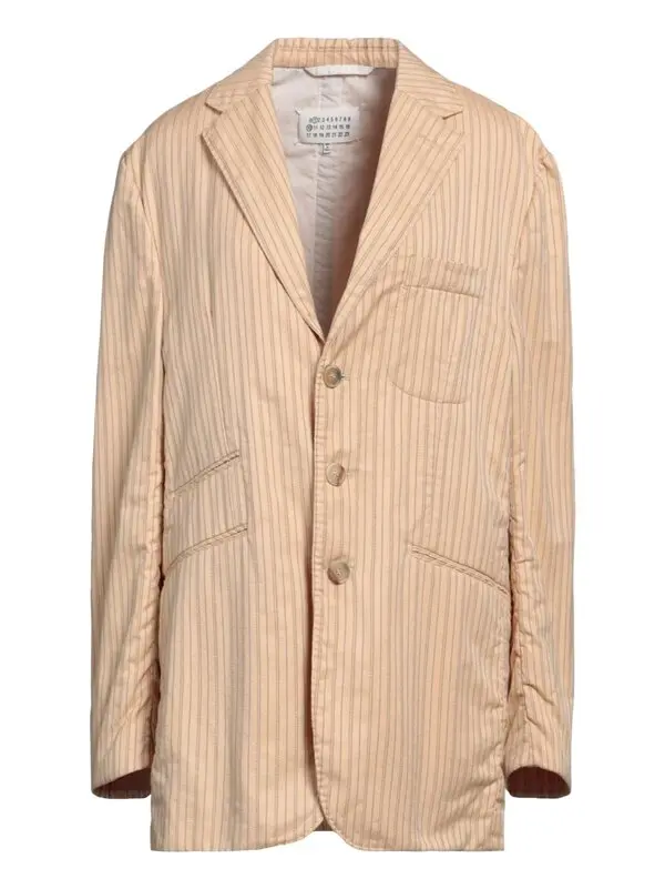MAISON MARGIELA Striped Suit Jacket - No