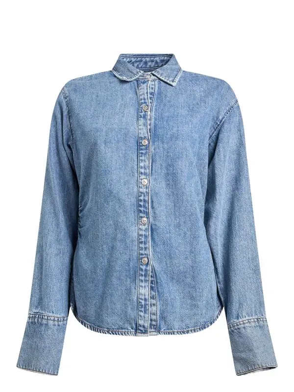 Rag & Bone Denim Shirts - Blue