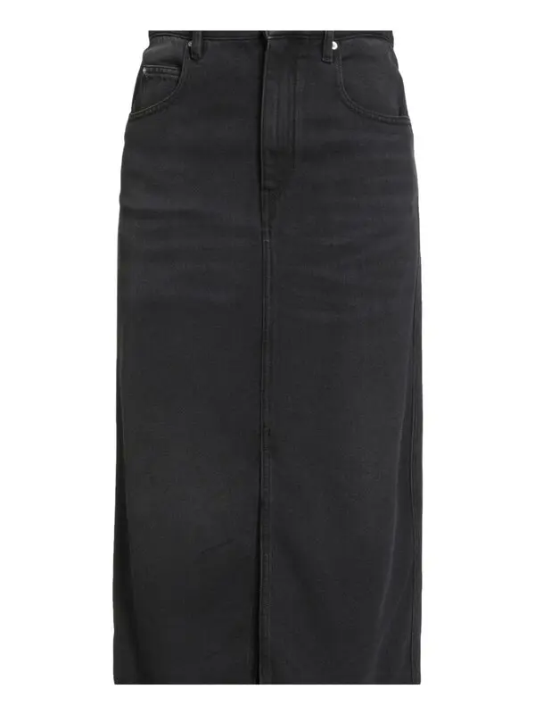 Isabel Marant Étoile Multicolor Denim Bodycon Skirt - Black