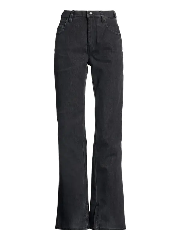 Balenciaga Colorful Flare Jeans - Black