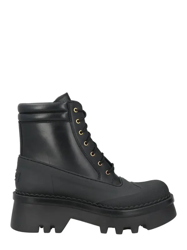 Chloé Leather Ankle Boots - No
