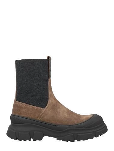 Brunello Cucinelli Twotone Platform Boots - Black