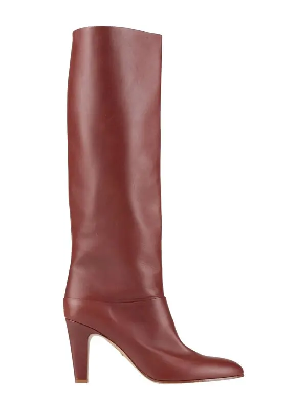 Chloé Leather Boots - Red