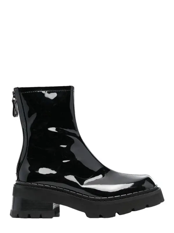 By Far Alister Leather Boots - Black