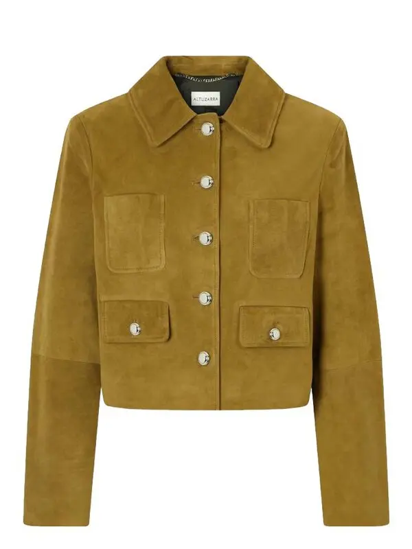 Altuzarra Astley Suede Jacket - Tan