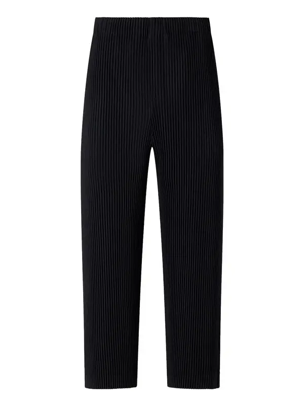 Issey Miyake Mc July Pleated Straight-leg Trousers - Black
