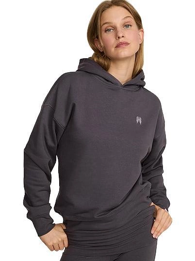 Victoria's Secret Angel Essentials Iconic Fleece Classic Hoodie - Grey