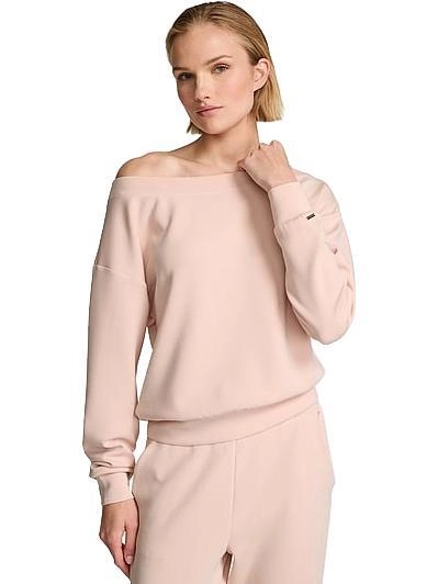 Victoria's Secret Featherweight Knit Off-the-shoulder Top - Pink