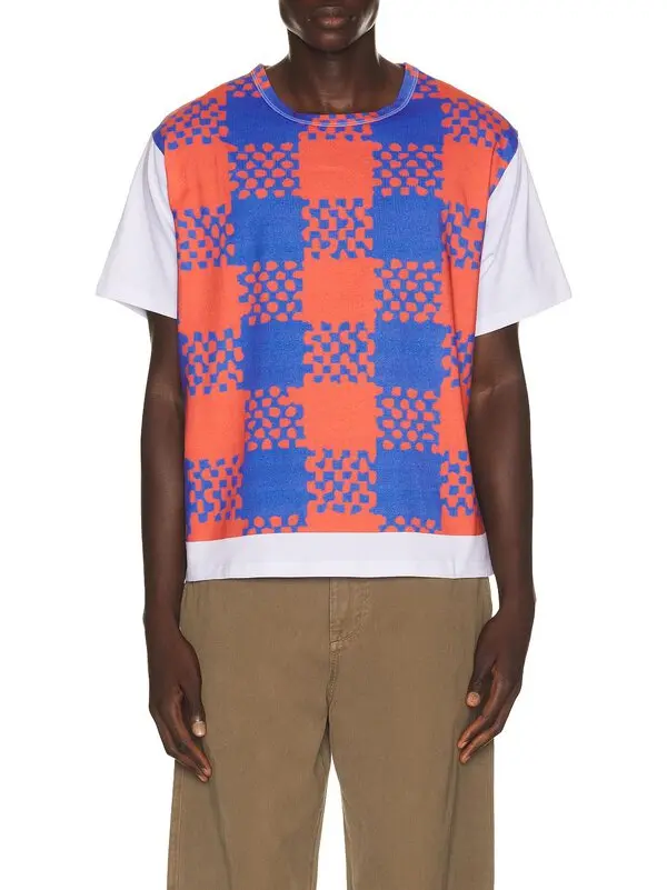 ADVISRY Shepards Check T-shirt - Red