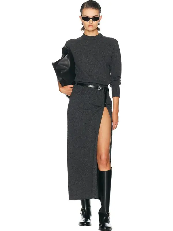 Coperni Suspended Knit Dress - Grey