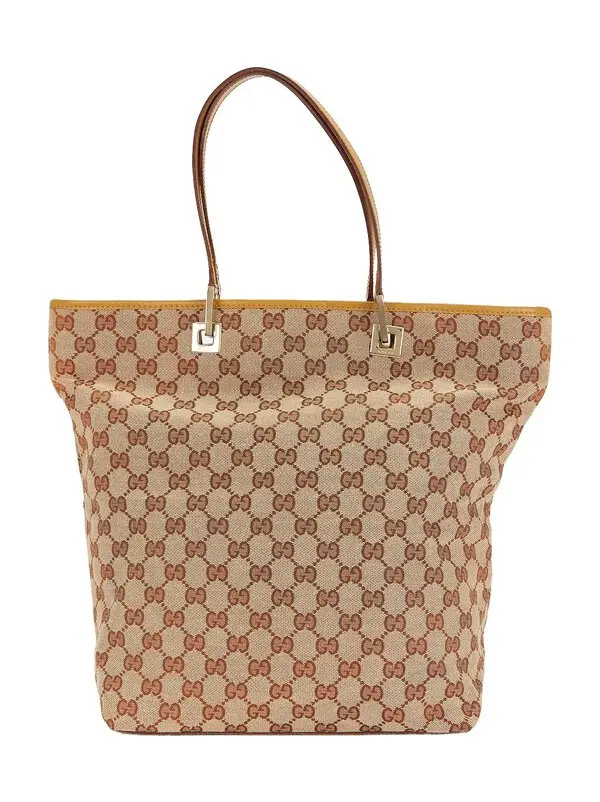 FWRD RENEW Gucci Gg Bucket Tote Bag - Brown
